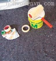 Vải nỉ thấm sơn là gì ? What is paint absorbent felt fabric?